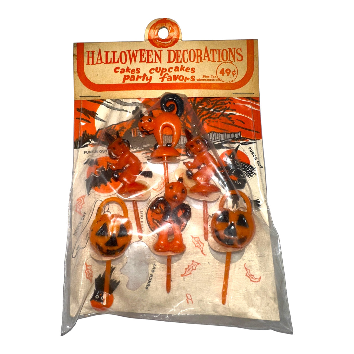 Vintage Halloween Cake Topper Party Decorations | Eerie Emporium