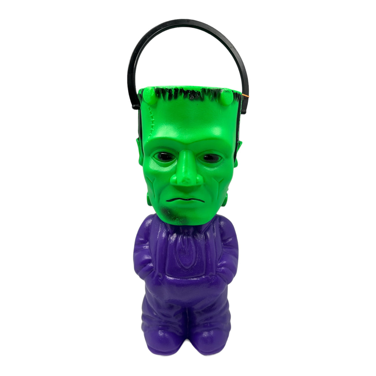 Vintage Halloween Bootleg Frankenstein Candy Bucket | Eerie Emporium