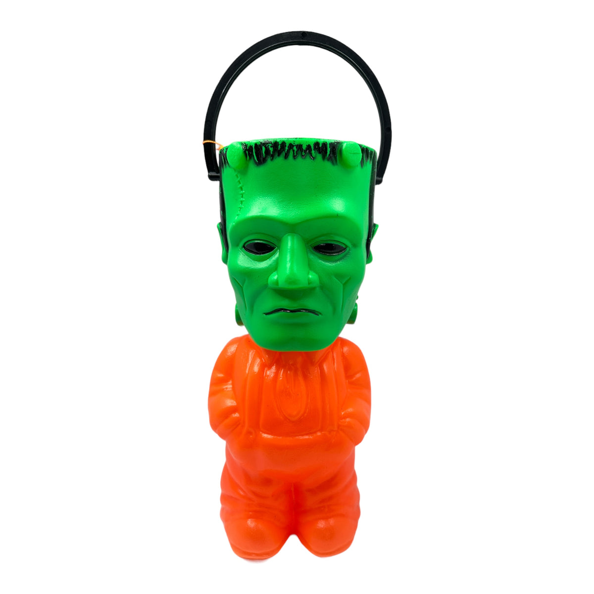 Vintage Halloween Bootleg Frankenstein Candy Bucket | Eerie Emporium