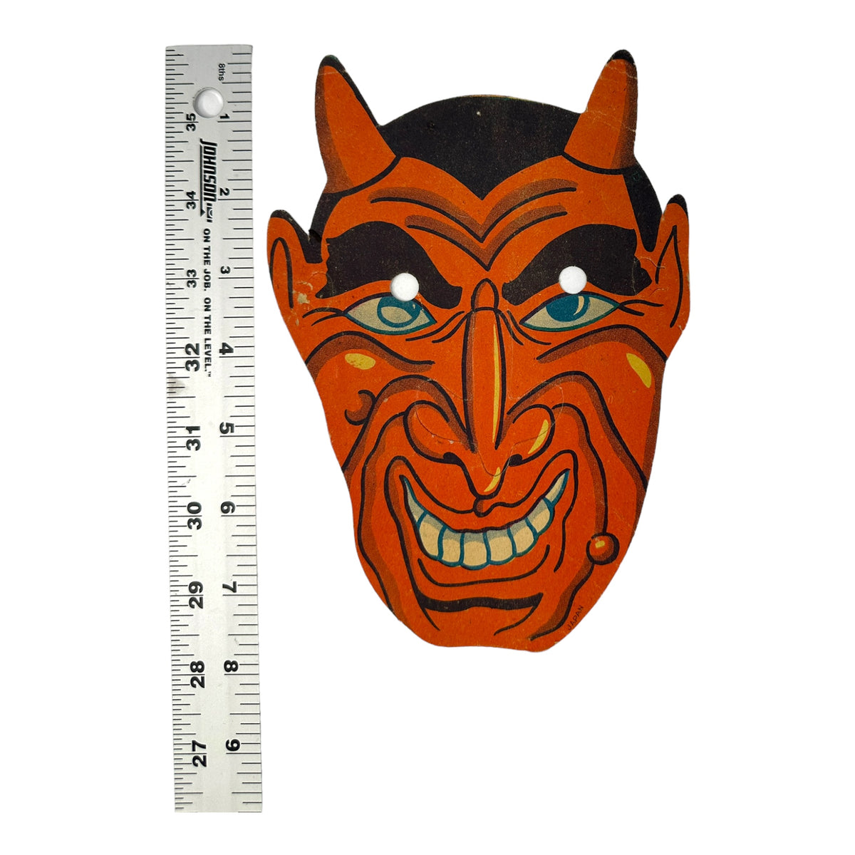 Vintage Halloween 1930s Paper Devil Halloween Mask | Eerie Emporium
