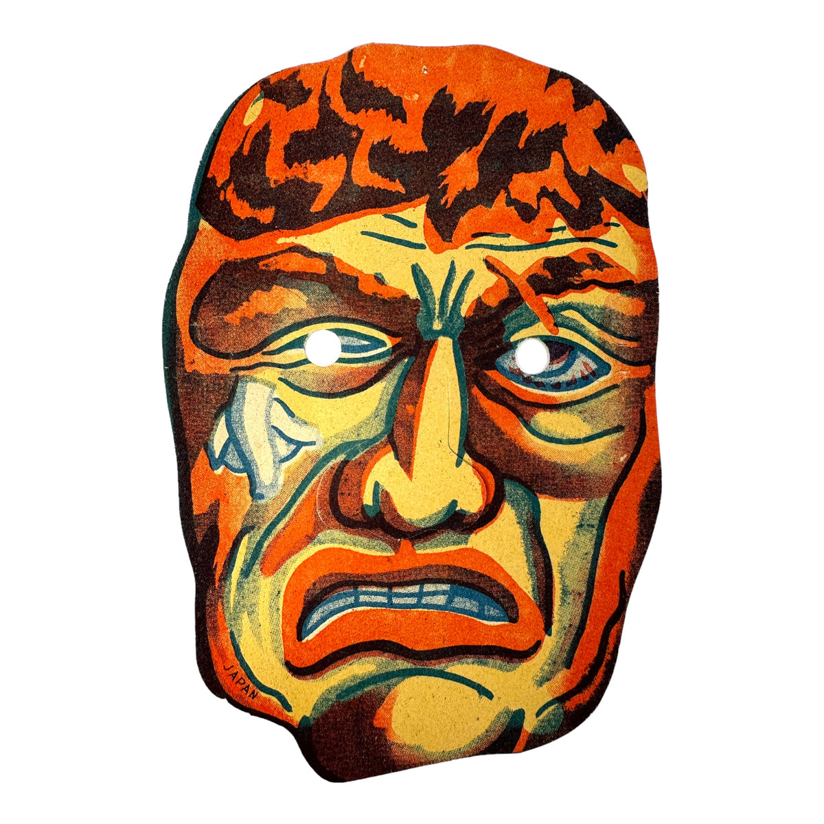 Vintage Halloween 1930s Paper Monster Halloween Mask | Eerie Emporium