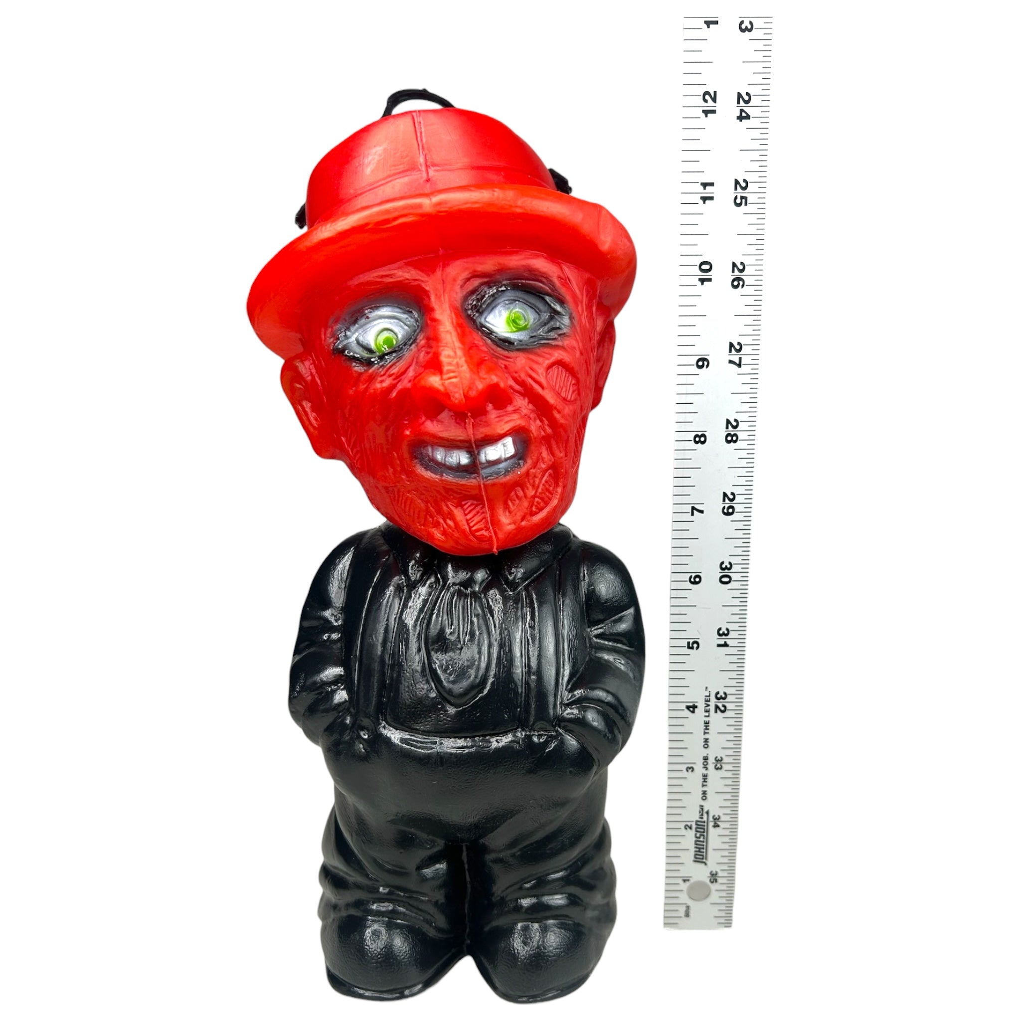 Vintage Halloween Freddy Krueger Blow Mold Candy Pail | Eerie Emporium