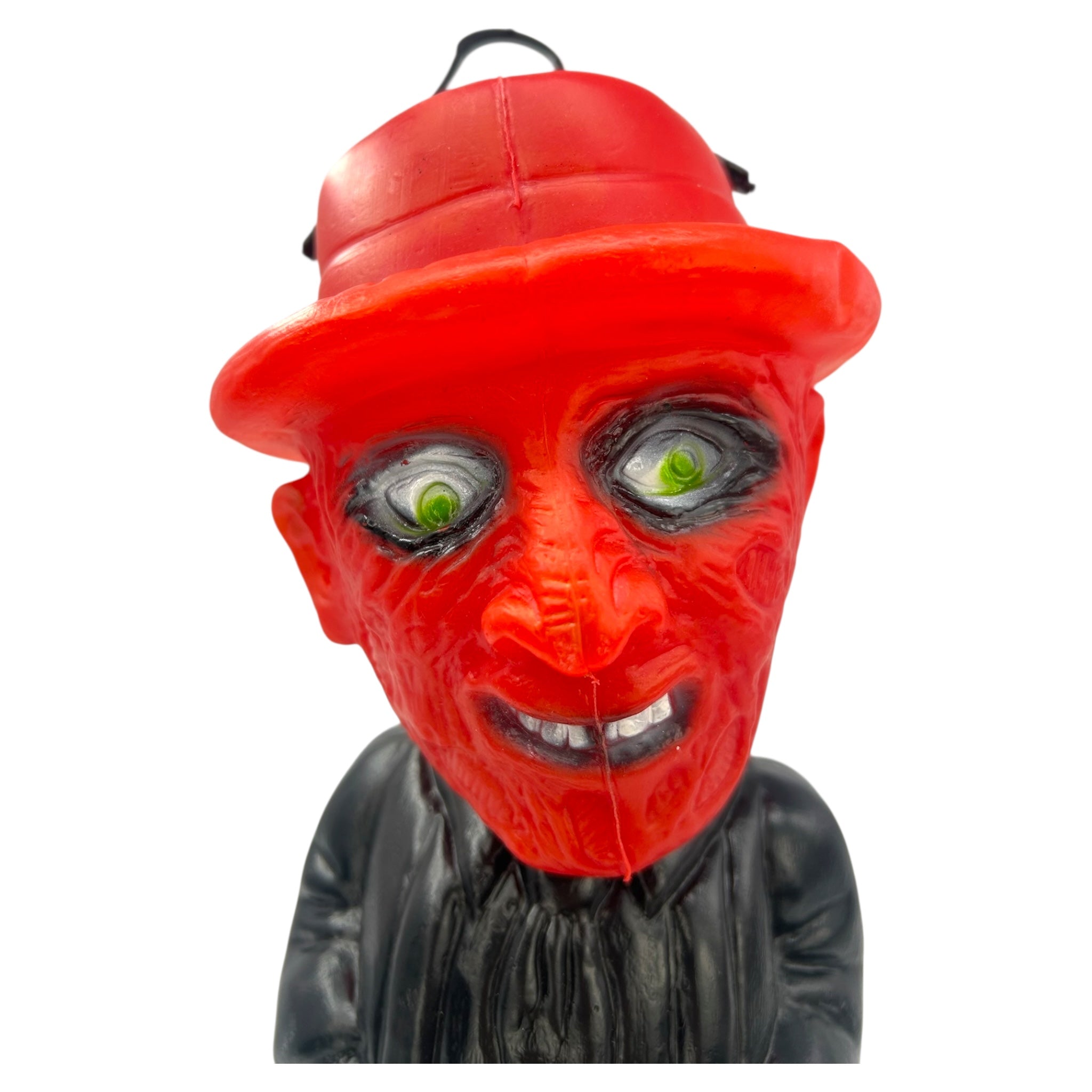 Vintage Halloween Freddy Krueger Blow Mold Candy Pail | Eerie Emporium