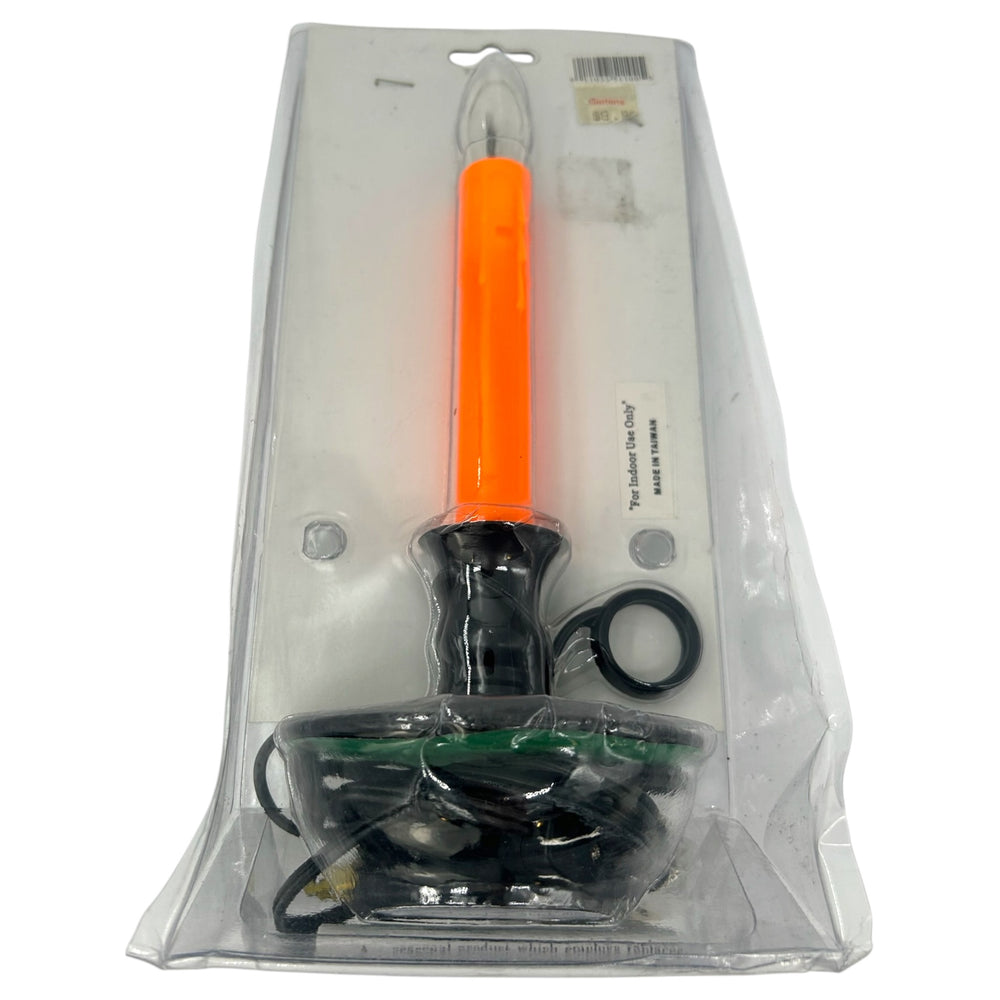 Vintage Halloween Plastic Lighted Candlestick 1980s | Eerie Emporium