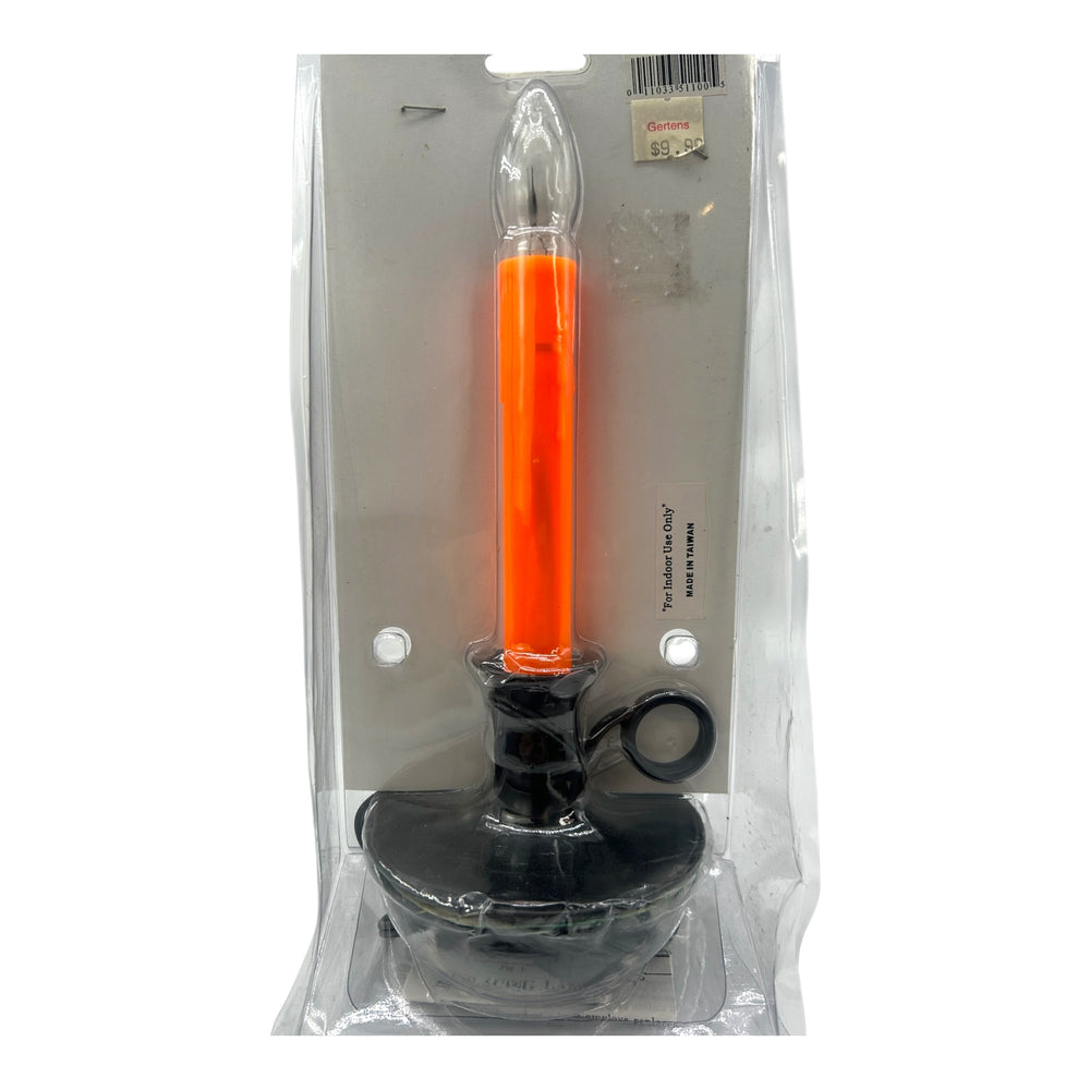 Vintage Halloween Plastic Lighted Candlestick 1980s | Eerie Emporium