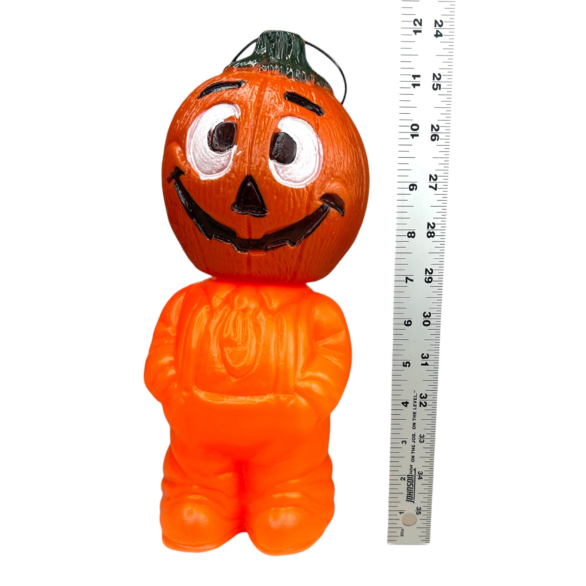 Vintage Halloween Jack-O-Lantern Blow Mold Candy Pail | Eerie Emporium