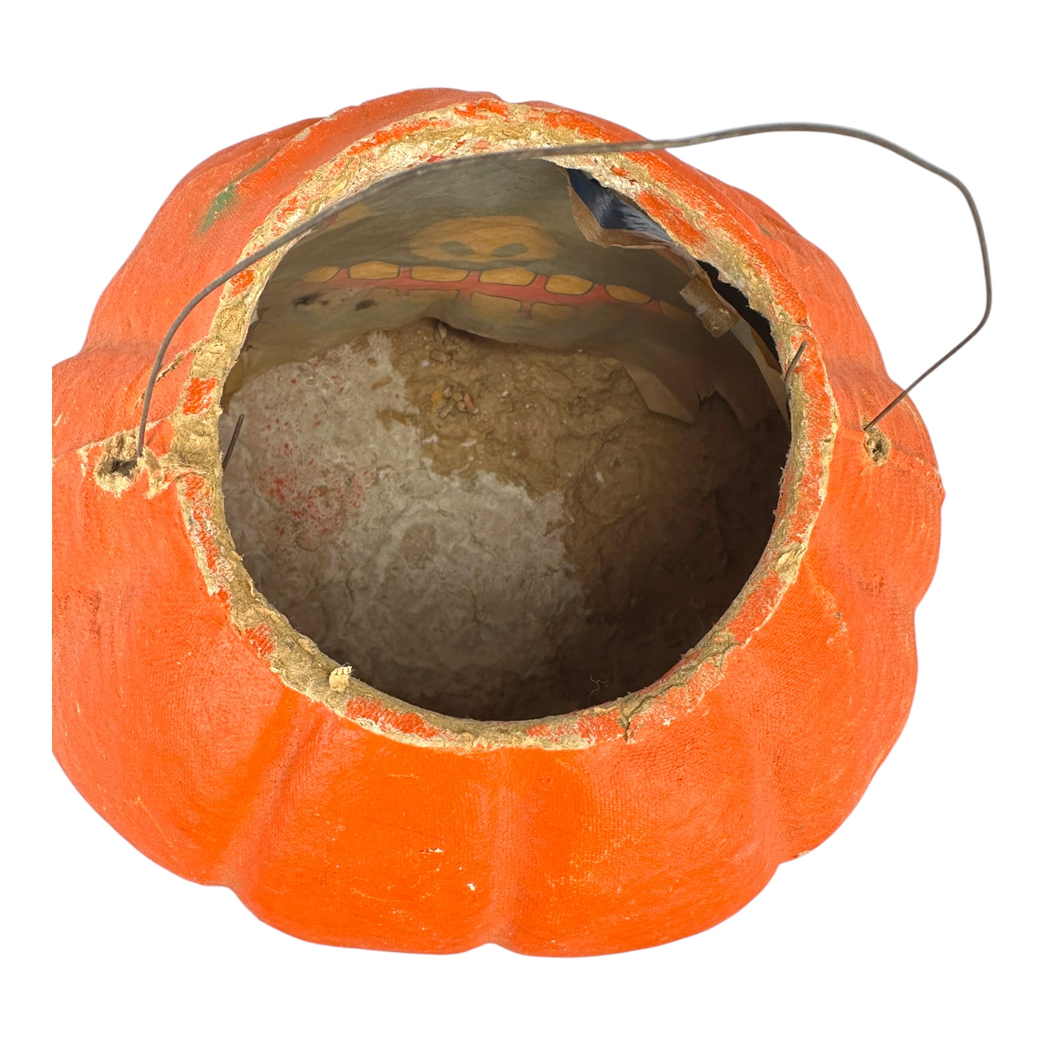 Vintage Halloween Large Paper Mache JOL + Face Insert | Eerie Emporium