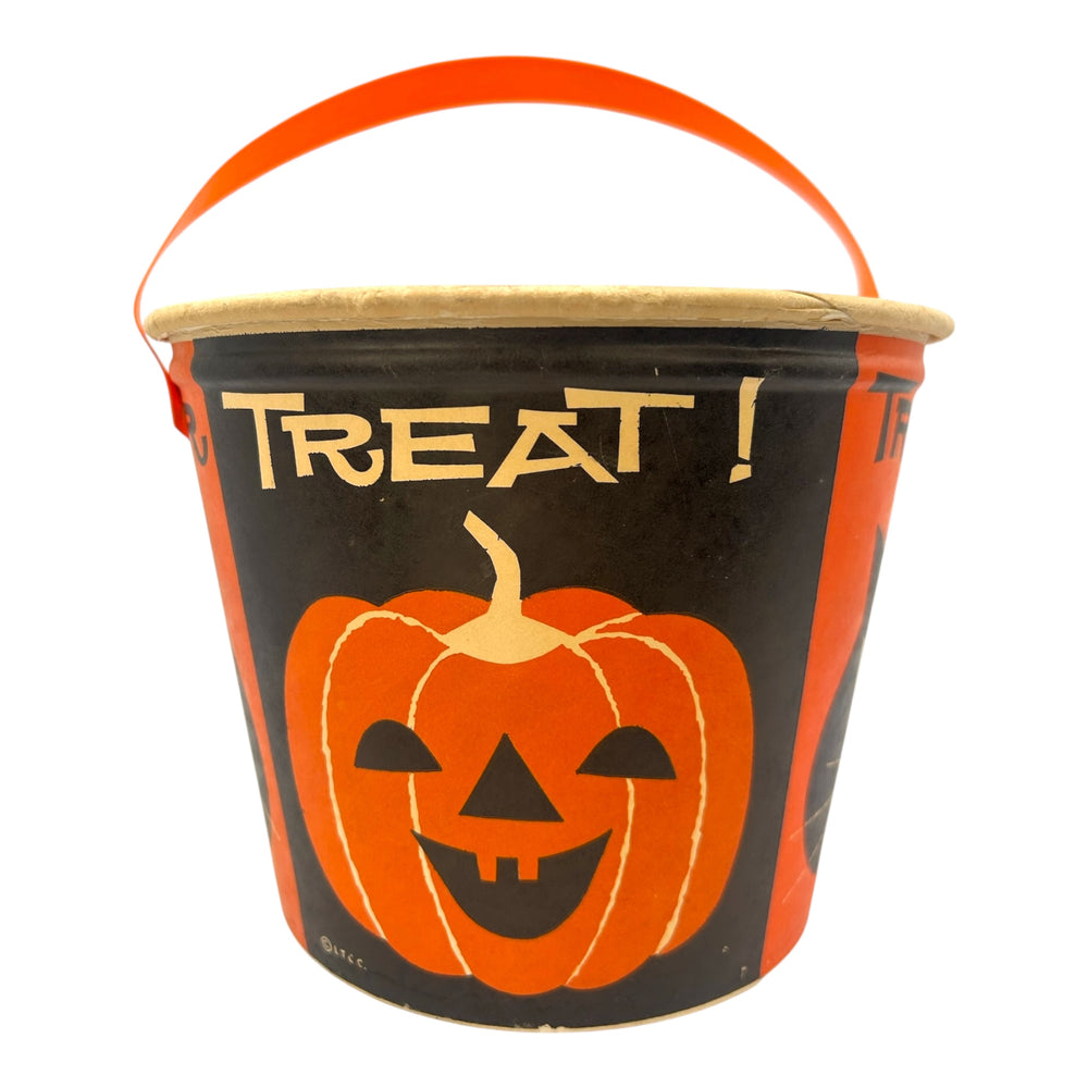 Vintage Halloween 1960s MCM Trick or Treat Bucket | Eerie Emporium