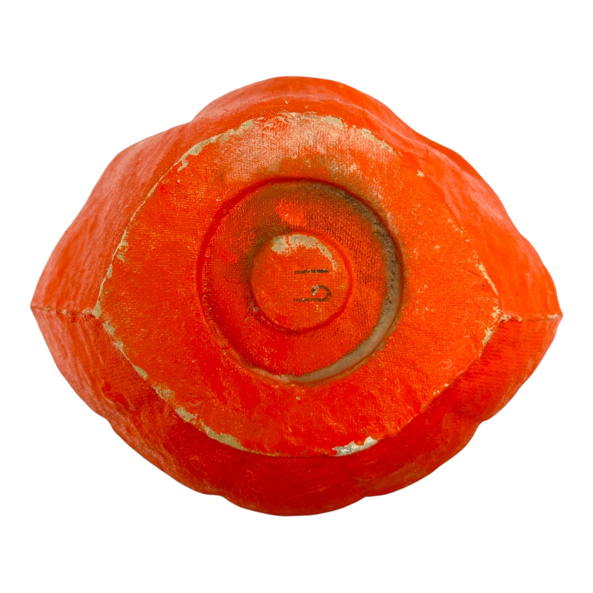 Vintage Halloween Orange Cat Pulp Paper Mache 1940s | Eerie Emporium