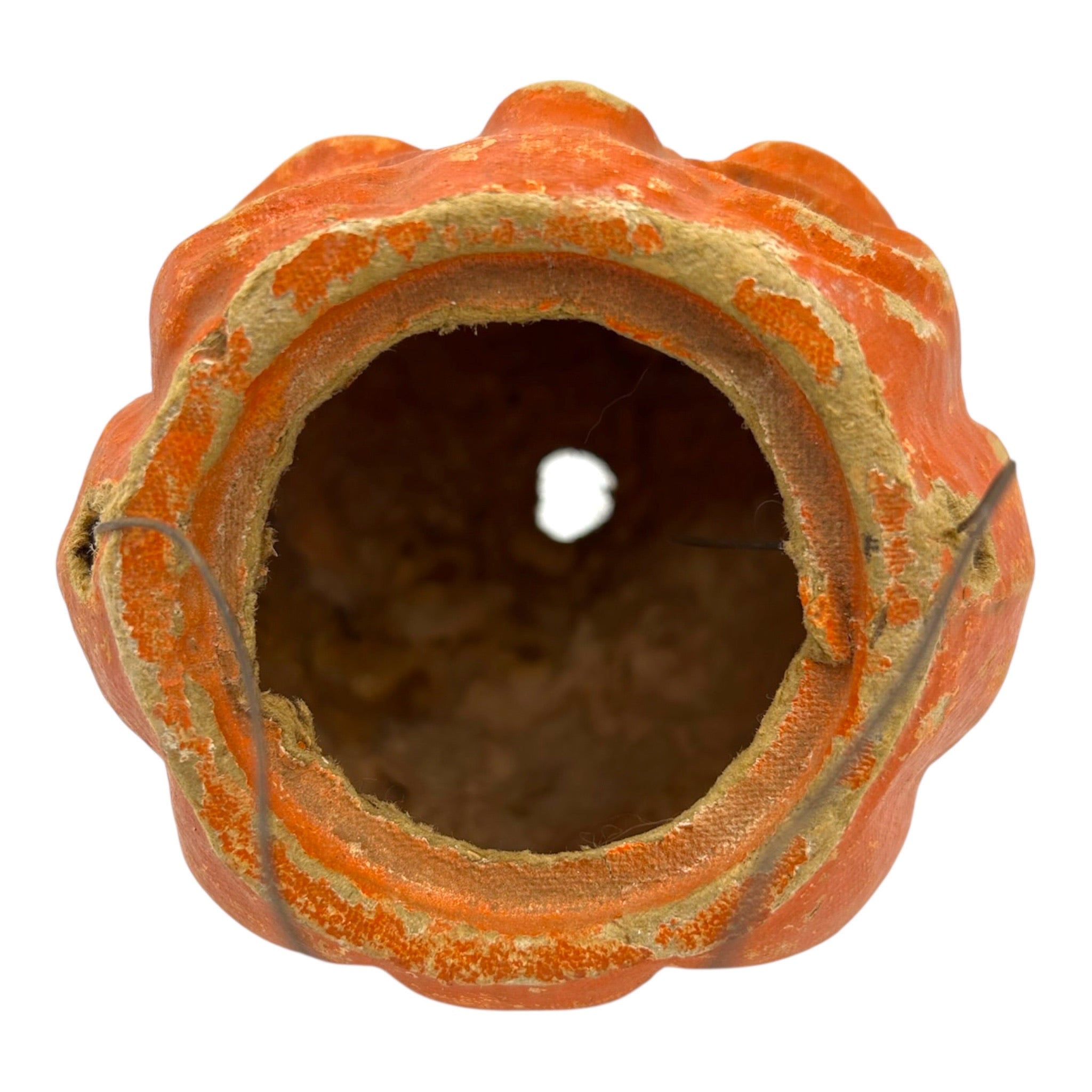 Vintage Halloween Paper Mache JOL w/ Original Insert | Eerie Emporium