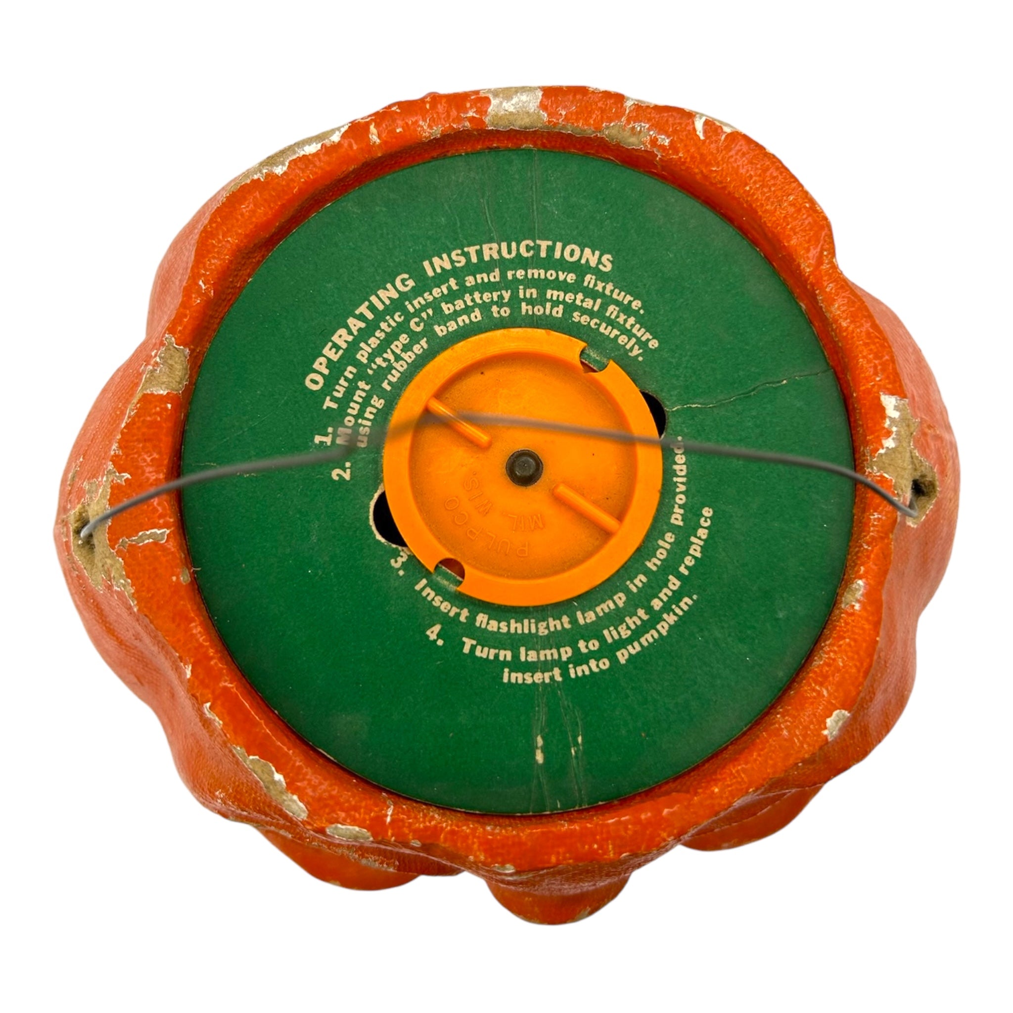 Vintage Halloween Paper Mache JOL Choir Boy w/ Light | Eerie Emporium