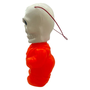 Vintage Halloween Skull Blow Mold Candy Bucket 1990s | Eerie Emporium