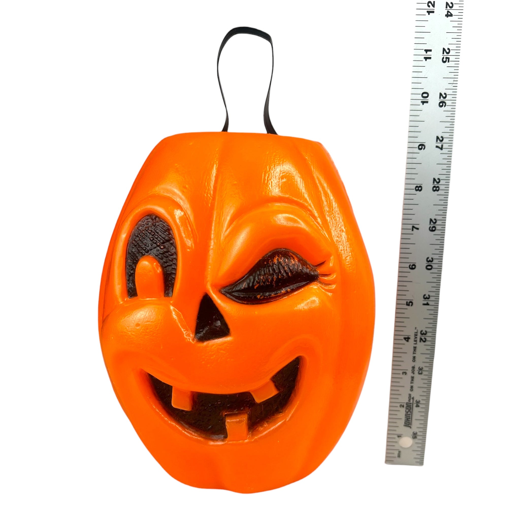 Vintage Halloween Winking JOL Candy Bucket Bayshore | Eerie Emporium