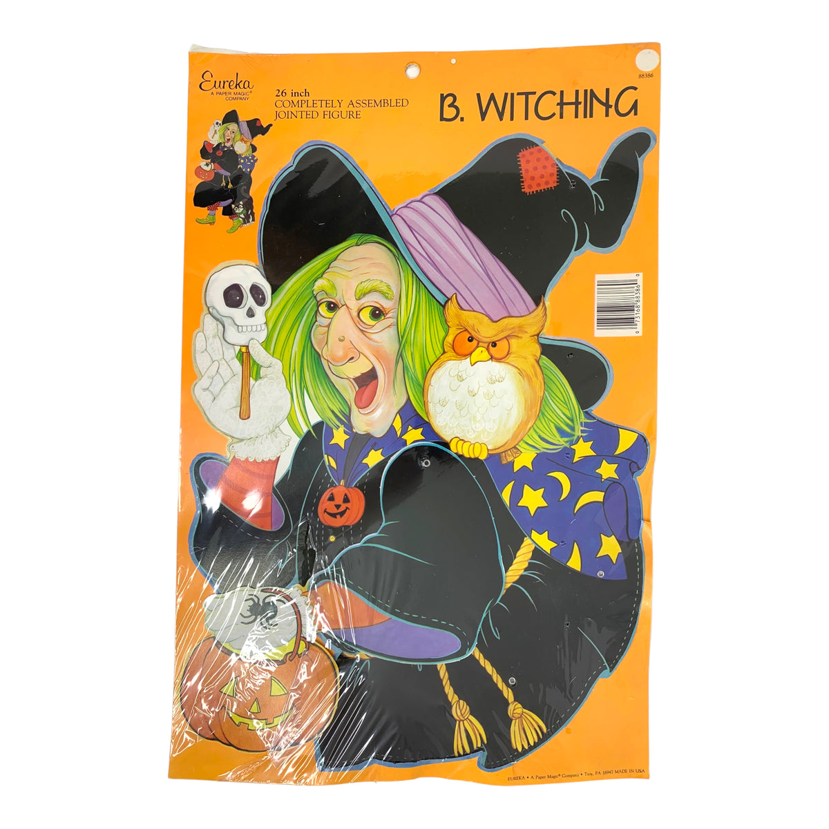 Vintage Halloween Eureka Jointed Witch Decoration | Eerie Emporium