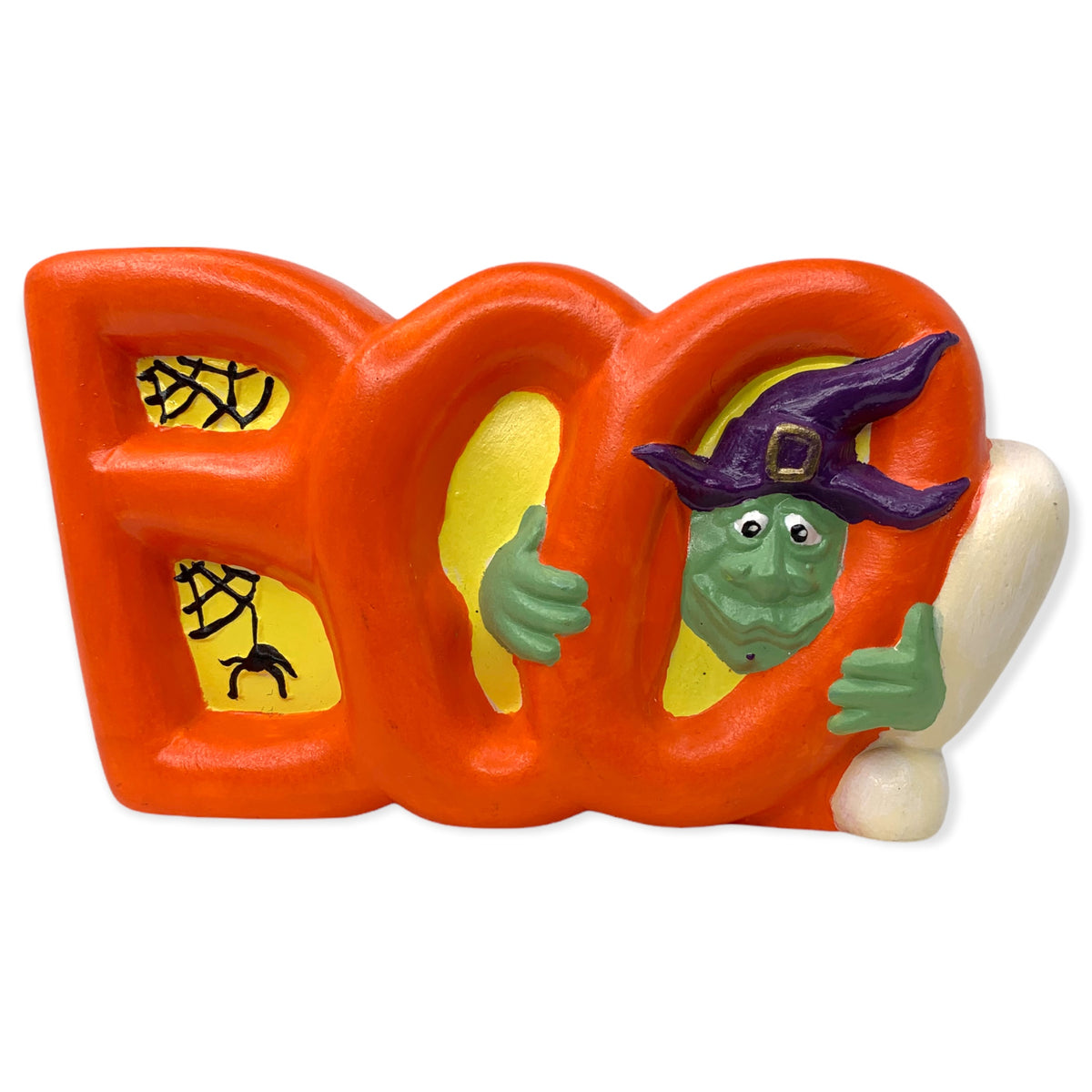 Vintage Halloween Ceramic BOO Decoration | Eerie Emporium