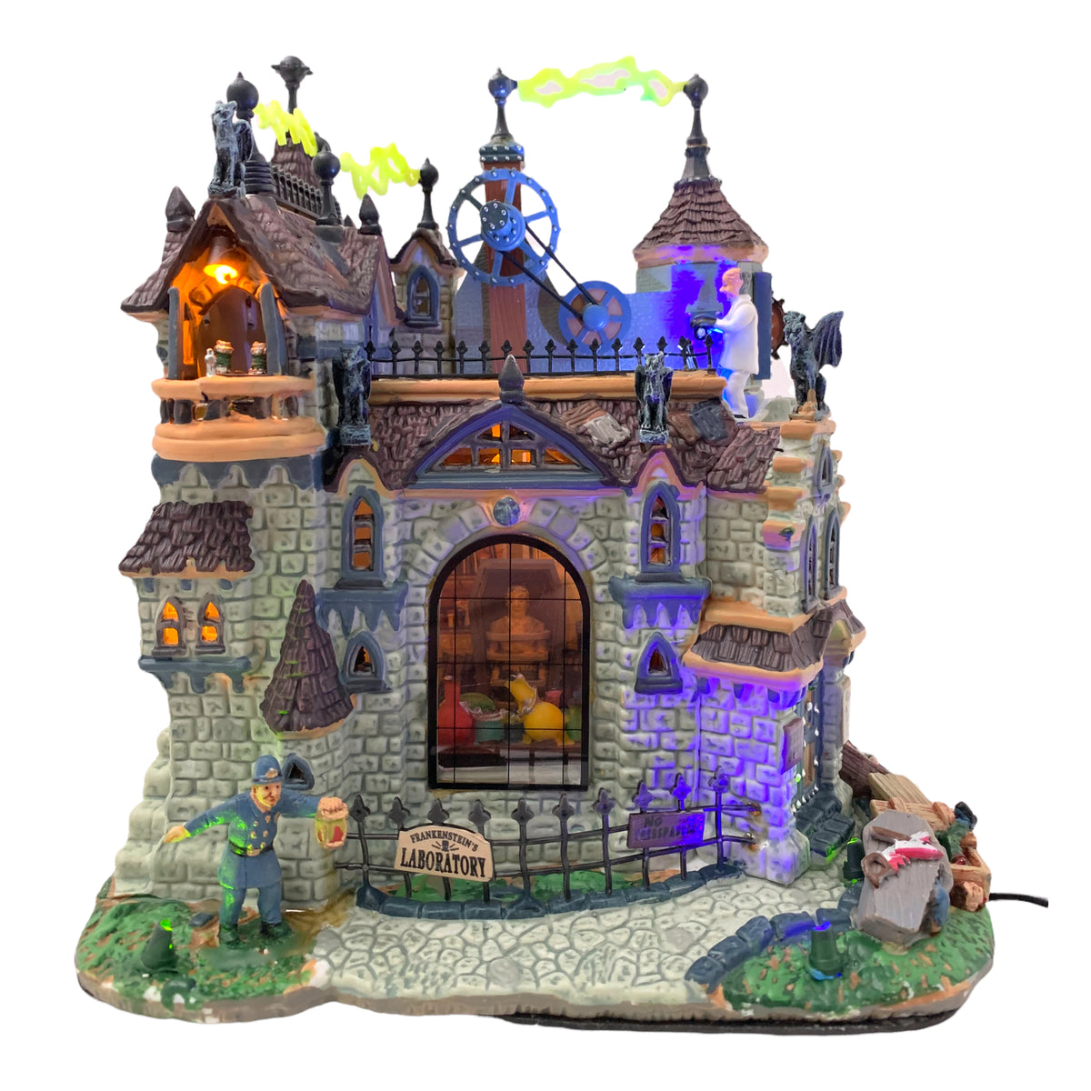 Frankenstein's Laboratory 75501 | Retired Lemax Spooky Town | Eerie ...