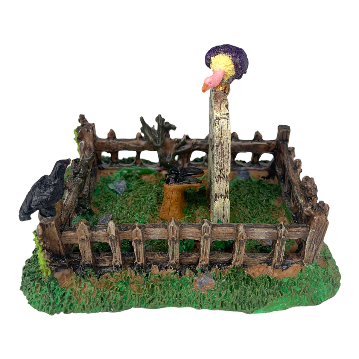 Cowboy Gravesite 83671 | Retired Lemax Spooky Town | Eerie Emporium