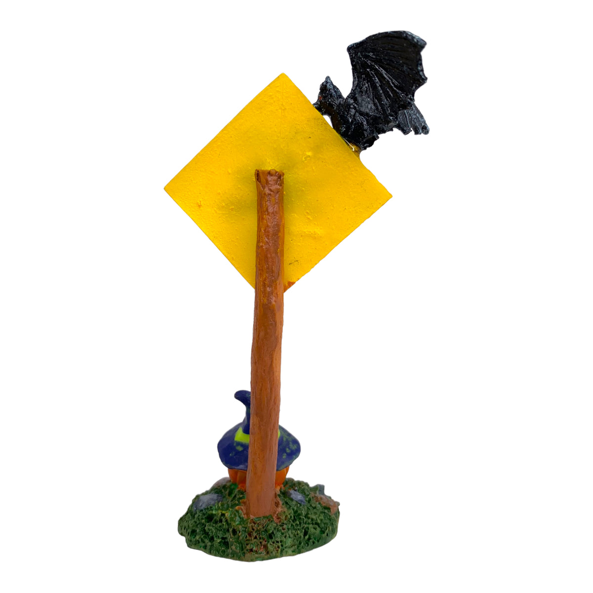 Caution Sign 84754 | Retired Lemax Spooky Town | Eerie Emporium