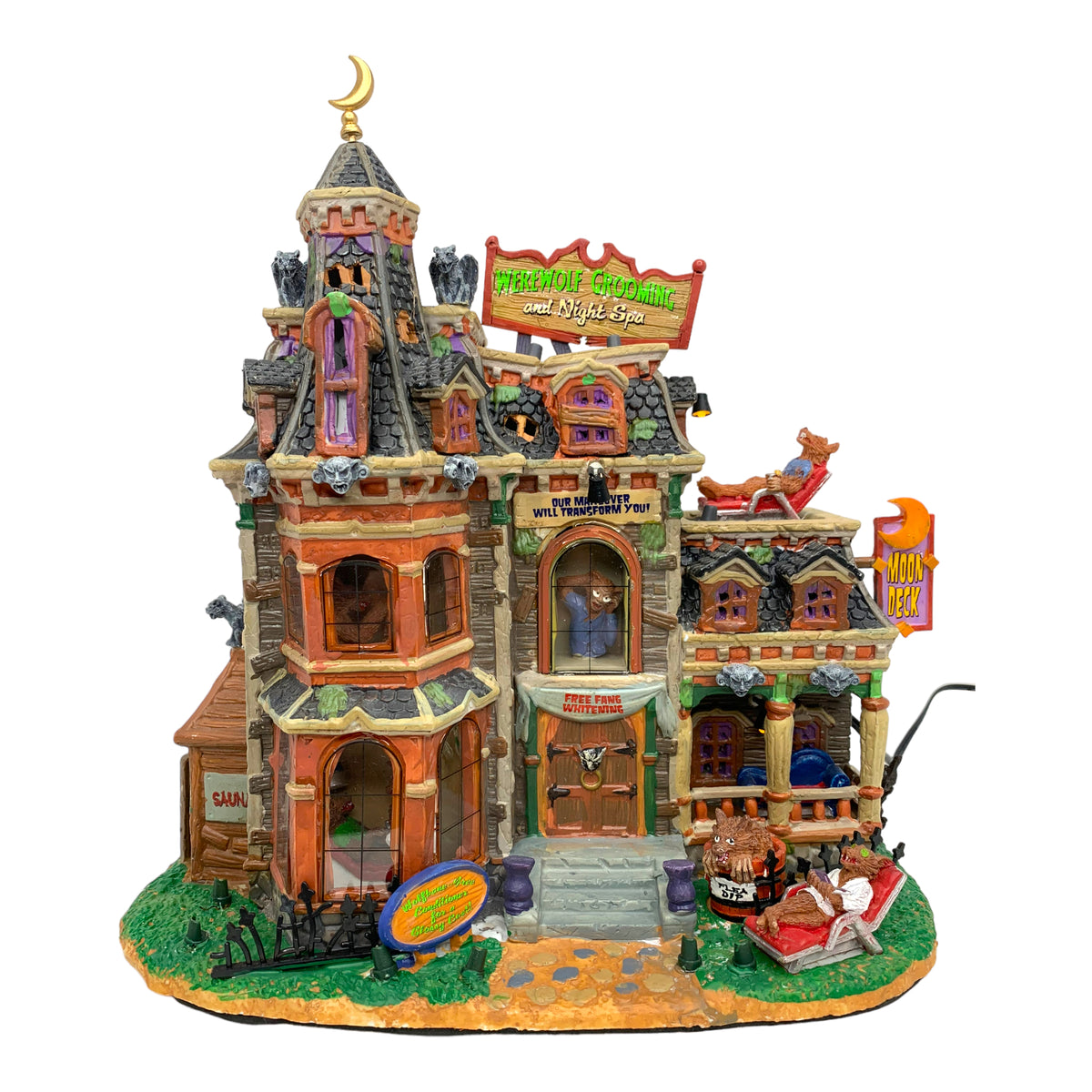 Werewolf Grooming & Night Spa 25321 | Retired Spooky Town | Eerie Emporium